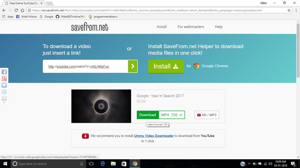 How to Download video from YouTube Without any Tool or Software ...